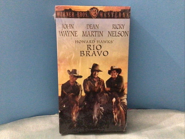 RIO BRAVO VHS Western John Wayne Dean Martin Ricky Nelson Angie ...