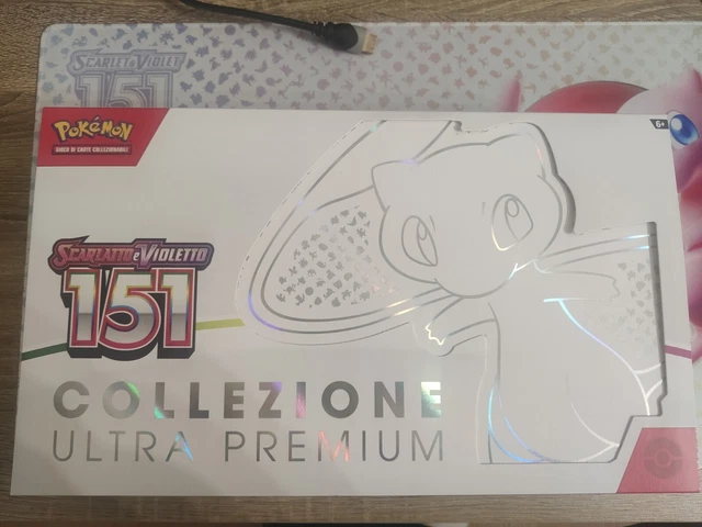 POKEMON 151 - Box Ultra Premium ITA - Mew Gold, Mew & Mewtwo Promo NO ...
