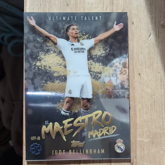 RARE JUDE BELLINGHAM El Maestro - MATCH ATTAX 24/25 - ULTIMATE TALENT ...