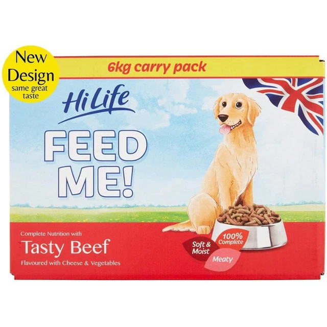 HILIFE FEED ME Beef Flavoured Beef, Cheese and Vegetables Dog Food ...