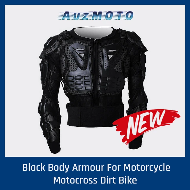 MOTOCROSS DIRT BIKE Body Armour Jacket Chest Shoulder Quad Motorcycle ...