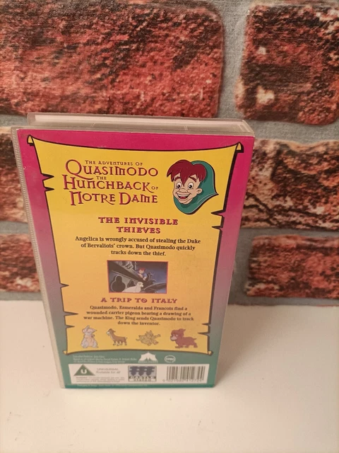 THE ADVENTURES OF Quasimodo The Hunchback Of Notre Dame -vhs 1996 £4.00 ...