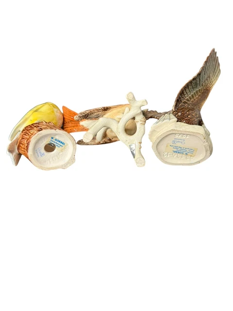 GOEBEL W GERMANY Bird Lot Of 3 Statue Figurines Vintage No Boxes £31.89 ...