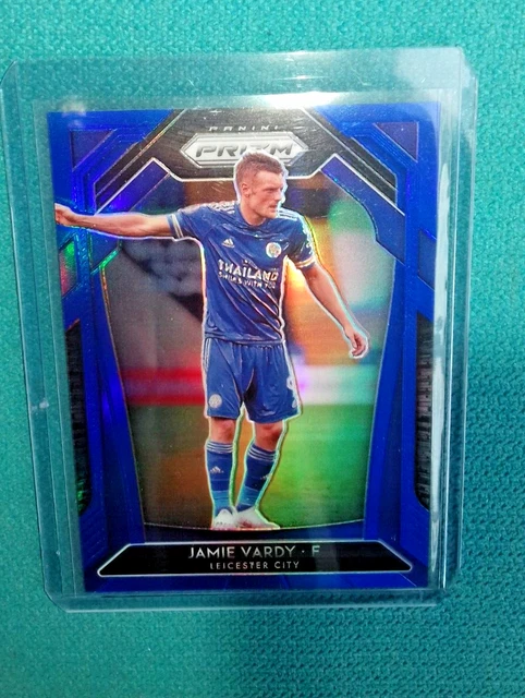 PANINI PRIZM PREMIER league 2020/21 Jamie Vardy prix bleu 99/199 ...