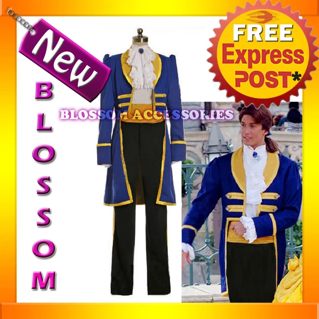 I28 DELUXE MENS Royal Prince Charming Storybook Fancy Dress Fairy Tales ...