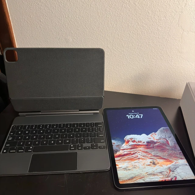 IPAD AIR 4TA Generación 256GB WiFi Gris espacial con Magic Keyboard EUR ...