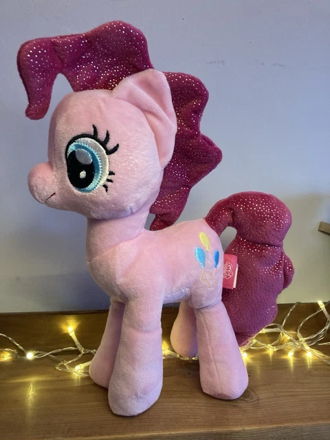MY LITTLE PONY Pinkie Pie Famosa Glitter Soft Toy Plushie G4 £7.58 ...