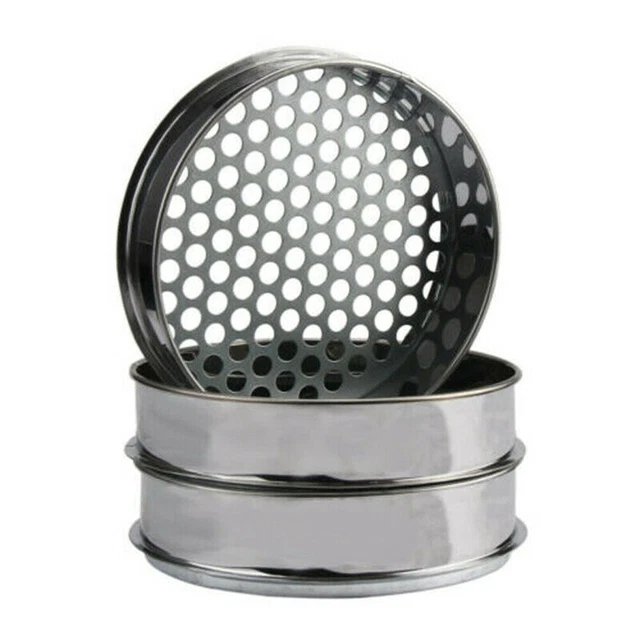 ROUND GARDEN SIEVE Riddle Sifter For Compost Gravel Soil Stone Sieve 6 ...