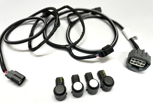 NEW FORD RANGER PX T6 Parking Sensor Wiring Loom + Sensors Grey ...