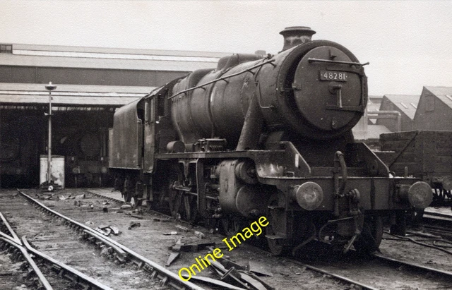 RAILWAY PHOTO 6X4 ex LMS 8F 48281 at Darlington Works 7/11/1964 £3.00 ...