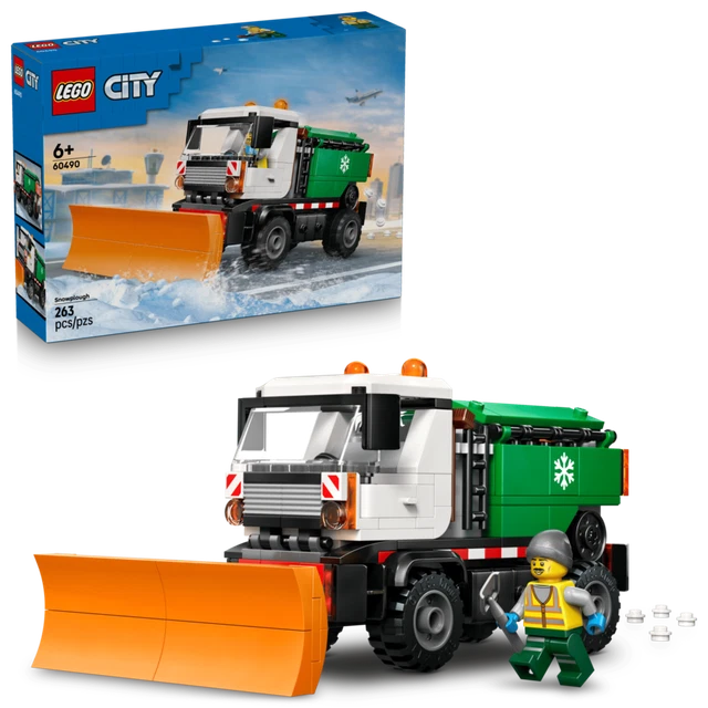 LEGO CITY SNOWPLOUGH Truck Toy Buildable Construction Set 60490 £22.99 ...