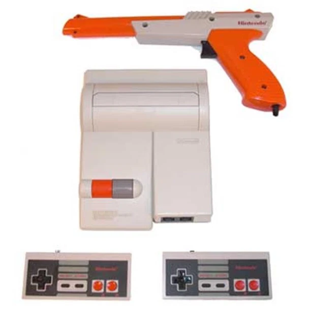 ORIGINAL TOP LOADER NES Nintendo System W/ Light Gun - Discounted £160. ...