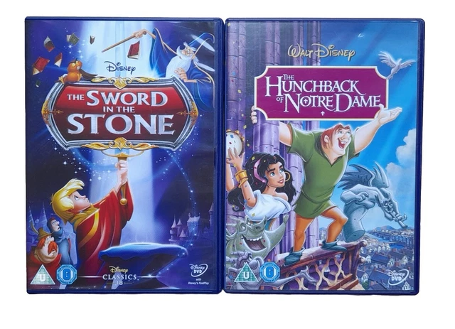 THE SWORD IN The Stone / Hunchback Of Notre Dame DVD - Disney Animated ...