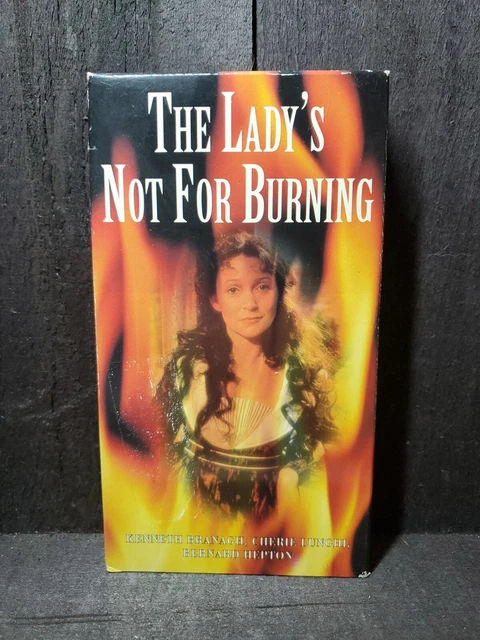 THE LADYS NOT For Burning VHS 1995 Kenneth Branagh Cherie Lunghi RARE ...