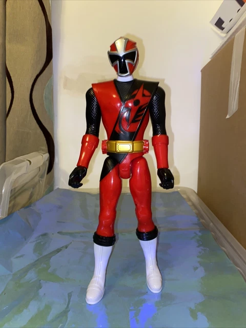 POWER RANGERS NINJA Steel Red Ranger Action Figure Large 12" Bandai ...