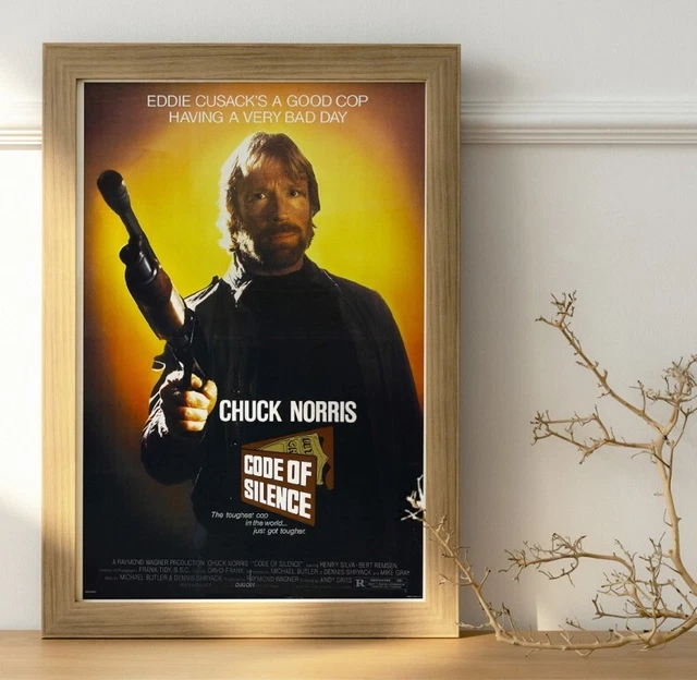 CODE OF SILENCE : King Size Vintage Movie Poster 36"x24" International ...