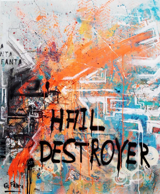 GEMÄLDE ABSTRAKT C. FANTA ORIGINAL Kunst Leinwand MALEREI art Acryl bild Unikat EUR 249,00 ...