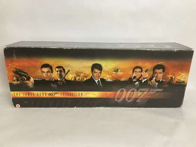 THE JAMES BOND Collection 007 Box Set- 18 VHS Tapes Films - Boxed Display Piece £34.99 - PicClick UK