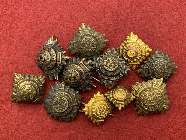 LOT OF ELEVEN WW1 WW2 Original Australian OFFICER RANK PIPS Badges $19. ...