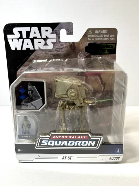 STAR WARS MICRO Galaxy Squadron #0009 AT-ST Light Armor Series 1 Launch ...