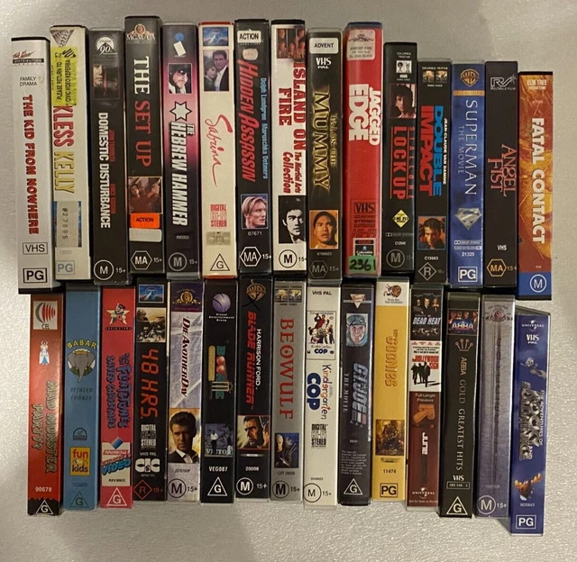 VHS TAPES BULK Lot of 30 Videos $30.00 - PicClick AU