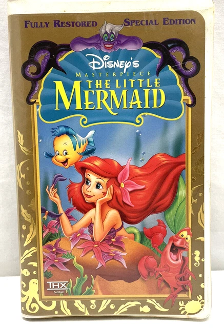 DISNEY THE LITTLE Mermaid VHS 1989 Fully Restored Special Edition Pre Owned £2.33 - PicClick UK