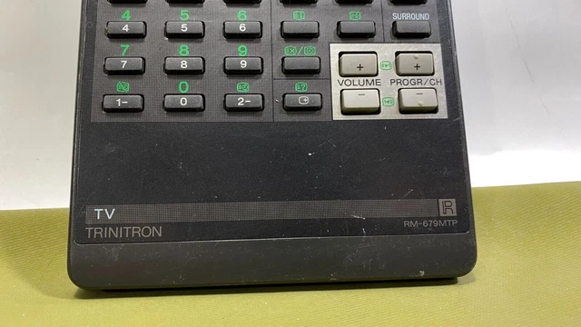 VINTAGE SONY TV Trinitron RM-679MTP Remote Control $51.57 - PicClick CA