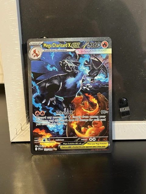 MEGA CHARIZARD X ex 125/094 Me02: Phantasmal Flames Holo Pokemon £407. ...