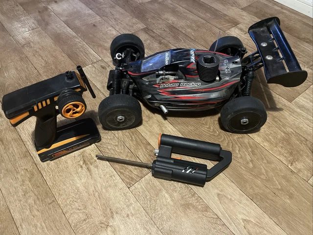 HOBAO HYPER 7 Nitro Rc Buggy 1/8 With Roto Starter And Transmitter £125 ...