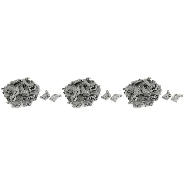 150 PIECES BOUCHON D'Extremite Du Bornier DIN 35mm150 Rail DIN Clips de ...