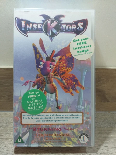 INSEKTORS RARE CHILDRENS Animated VHS Video Mechanical Digger and other ...
