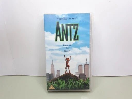 ANTZ VHS VIDEO Tape Animation Movie by Dreamworks Pictures 1998 Family ...