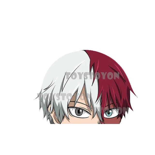 My Hero Academia Shoto Todoroki Peeker Sticker By Klaradesigns | My XXX ...
