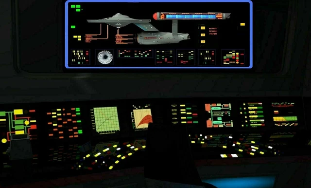STAR TREK PROP TOS Enterprise 2 Science lcars translight print I want ...