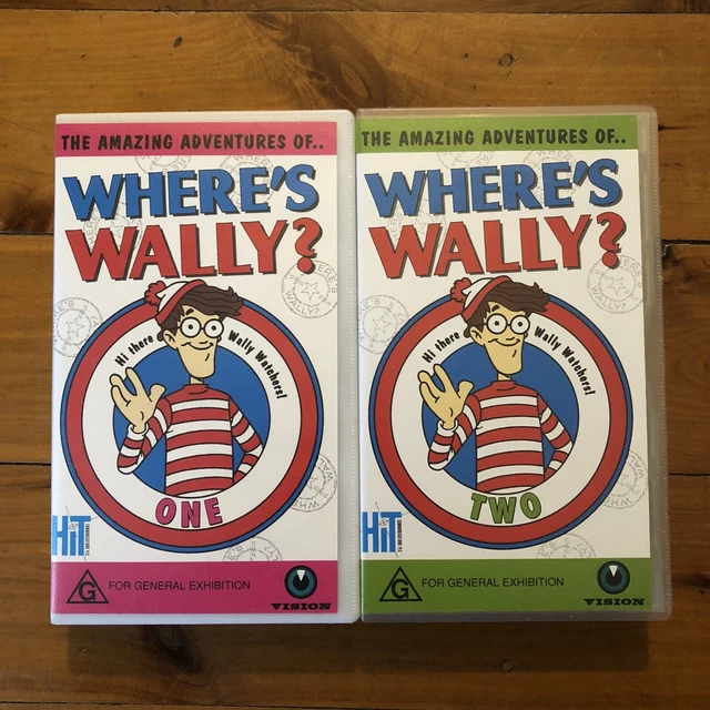 THE AMAZING ADVENTURES of Where’s Wally VHS Vol 1 & 2 £2.95 - PicClick UK