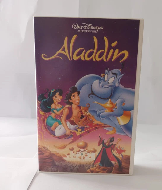 WALT DISNEYS MEISTERWERK Aladdin VHS Klassiker Edition 1994 Hologramm ...