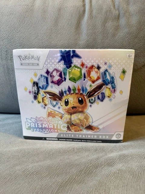 POKEMON PRISMATIC EVOLUTIONS Bundle 18 booster packs ETB + Sticker ...