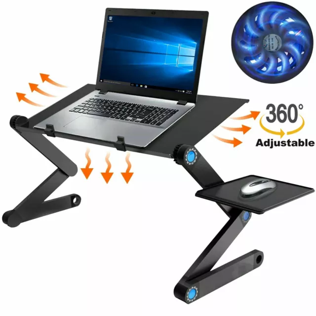 LAPTOP STAND DESK Table Adjustable Folding Computer Table Portable Sofa ...