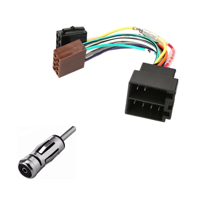 AUTO RADIO ADAPTER Kabel SET Universal VW Opel Astra Mercedes Antennen DIN ISO EUR 8,95 ...