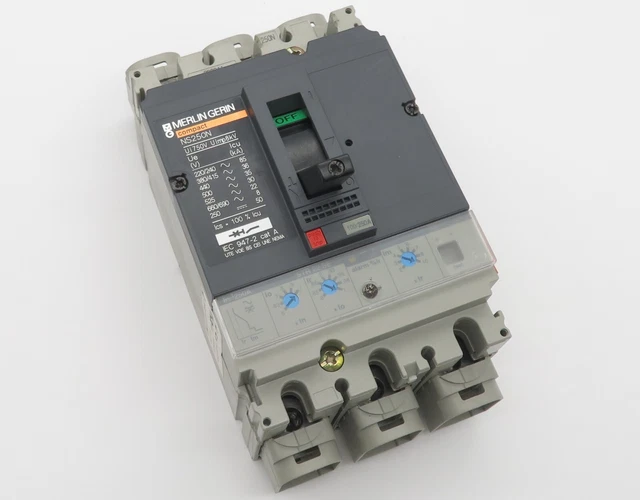 LEISTUNGSSCHALTER MERLIN GERIN Compact NS250N Circuit Breaker 250A 3p ...