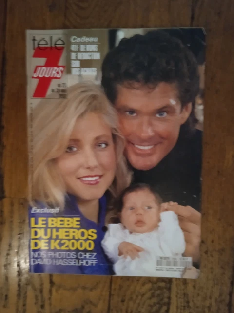 MAGAZINE TÉLÉ 7 jours de 1990 - David Hasselhoff EUR 5,00 - PicClick FR