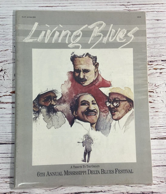 LIVING BLUES 6TH Annual Mississippi Delta Blues Festival 1983 Muddy ...