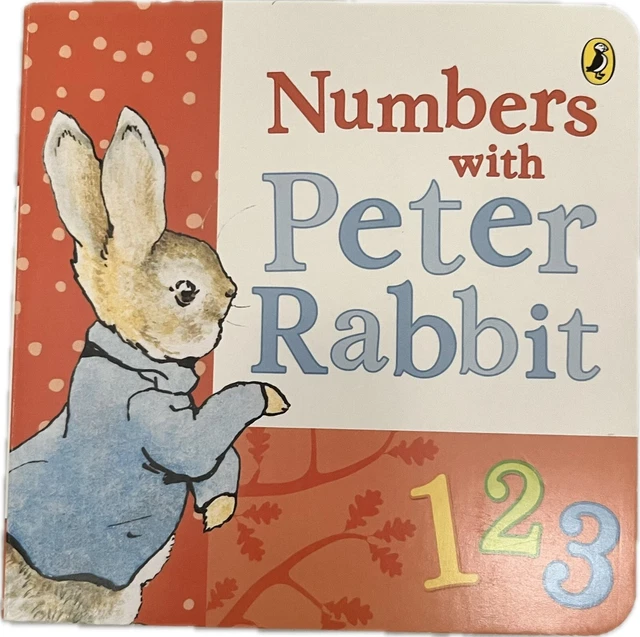 NUMBERS WITH PETER Rabbit, Beatrix Potter, Board Book, Children #MCB ...