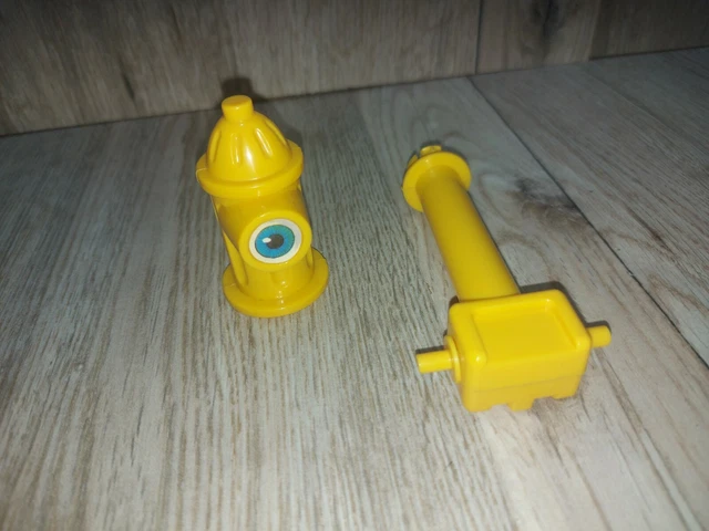 1989 PLAYMATES TMNT Teenage Ninja Turtles Sewer Lair Fire Hydrant and ...