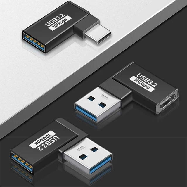 HDD USB-A TO Type-C 3.1 Converter Male to Female U Disk Connector $6.44 ...