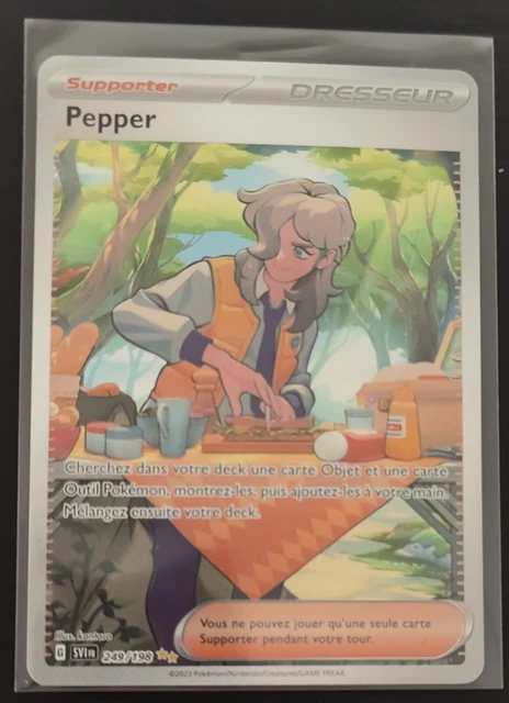 CARTE POKÉMON PEPPER Alternative 249/198 EV01 Ecarlate et Violet FR EUR ...