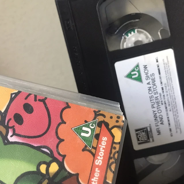 MR MEN AND Little Miss - Vhs Video - Mr Funny Puts On A Show - Rare ...