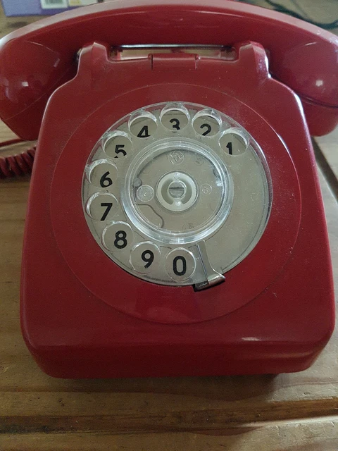 VINTAGE RED GPO Telephone Display only £52.68 - PicClick UK