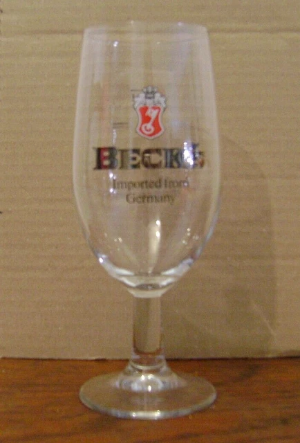 LOT DE 6 verres à bière BECK'S pied 0.25L EUR 12,00 - PicClick FR