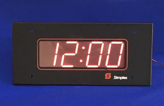 SIMPLEX DIGITAL CLOCK / Interval Timer 6303-9103 $192.47 - PicClick CA